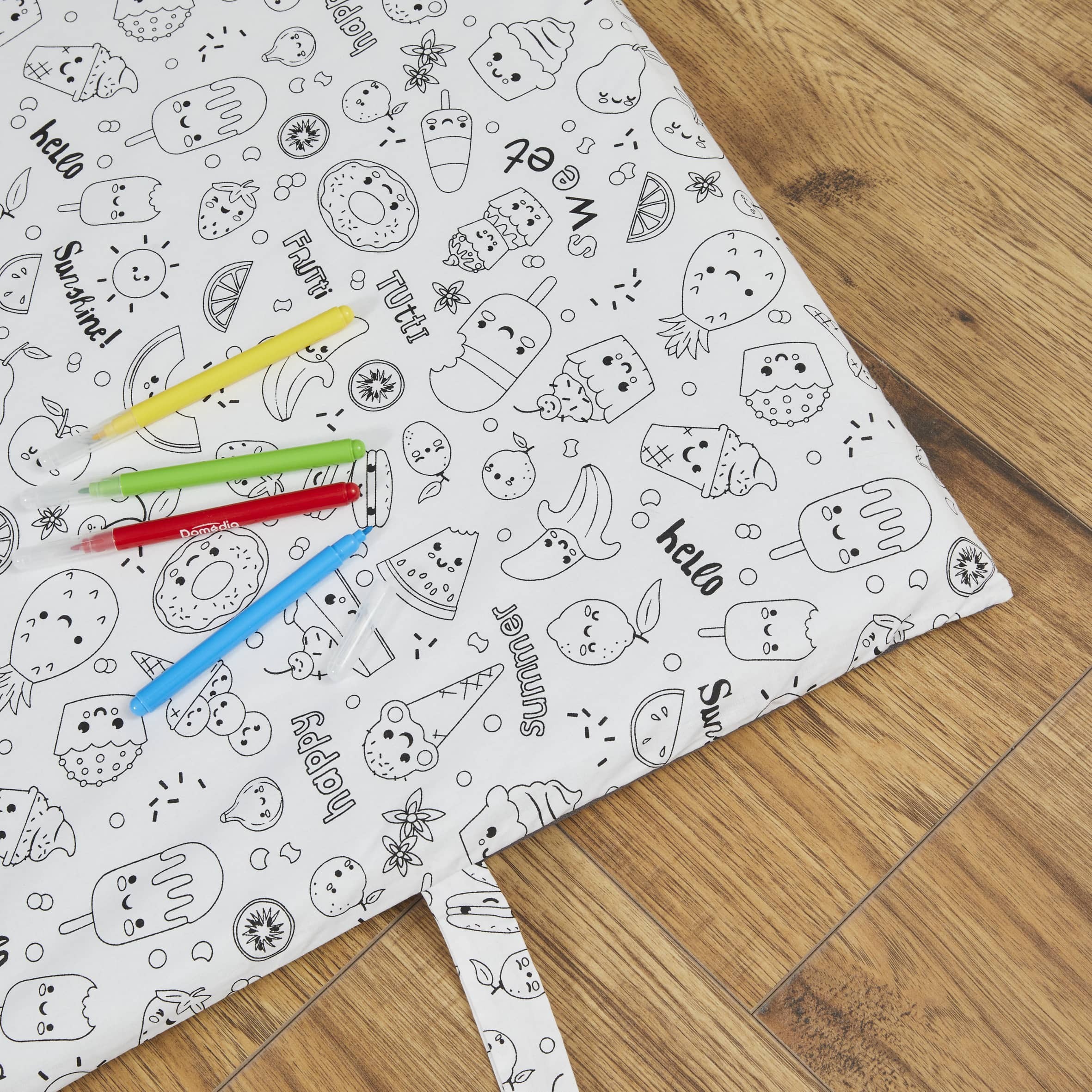 Tapis de coloriage pour parc Kawaii | L'Atelier de Morphée